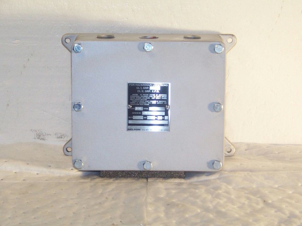 Nelson JB-7 Nema 7 Aluminum Cast Junction Box for Hazardous Locations O ...