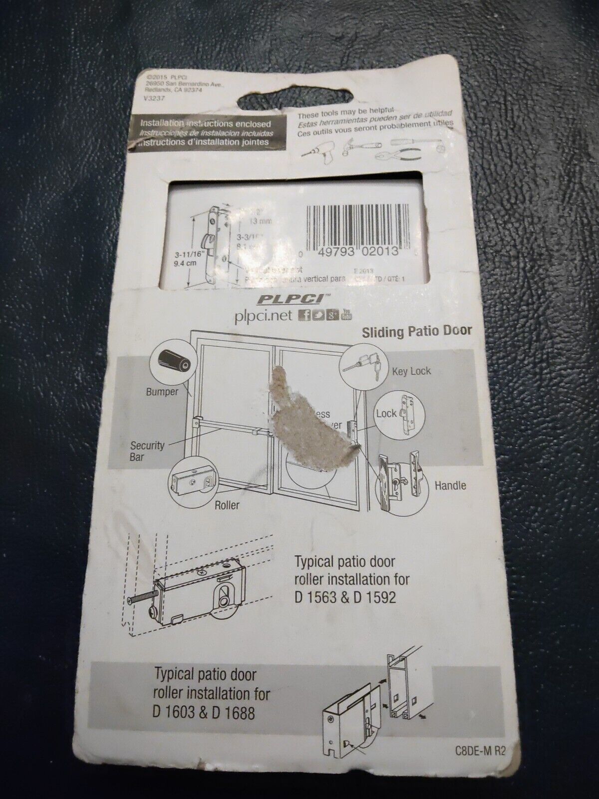 PLPCI Patio Door Mortice Latch C8DE-M R2 | eBay