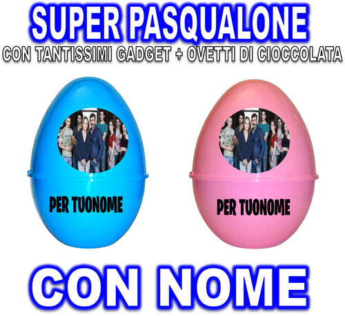 MARE FUORI 4 SUPER PASQUALONE SORPRESONE UOVO DI PASQUA CONTENITORE ...