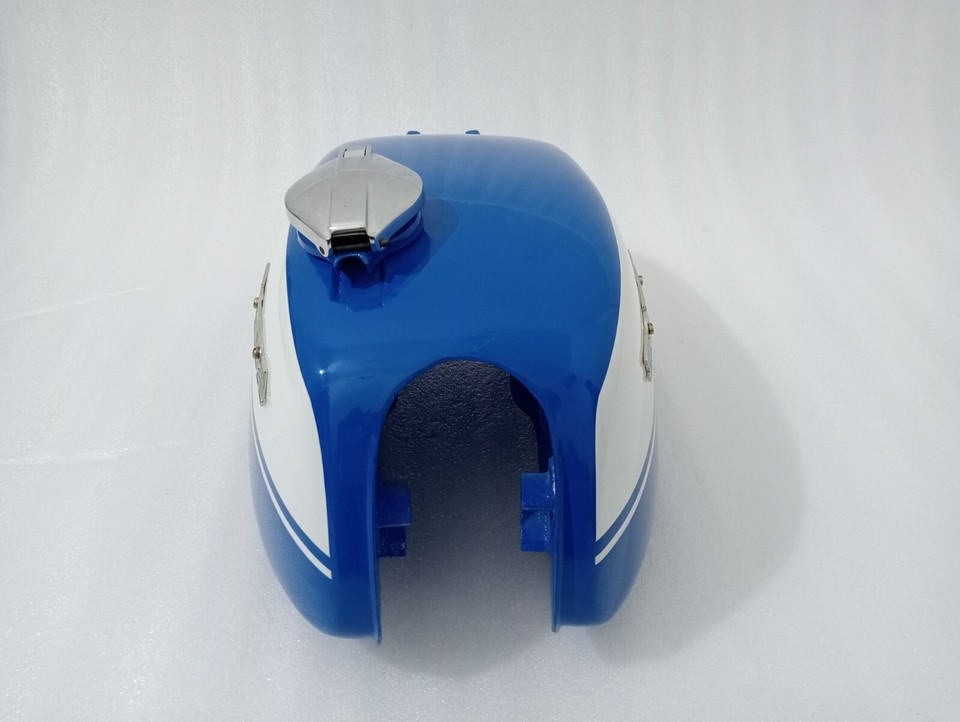Petrol Tank +Cap +Badges Honda CL350 Scrambler Model Steel Blue & White ...