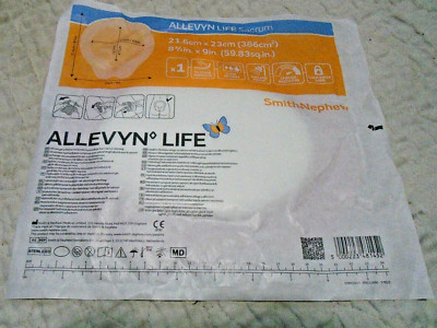 1 Smith & Nephew Allevyn Life Sacrum Dressing 8 1/2" x 9" - 2/2027 ...