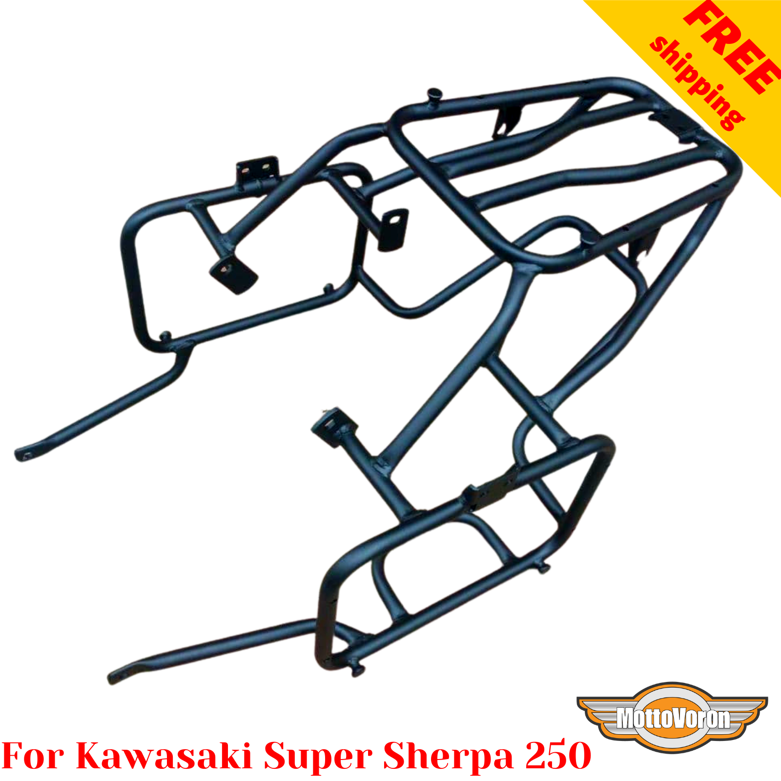 For Kawasaki KL 250 Super Sherpa Luggage rack system KL250G Pannier ...