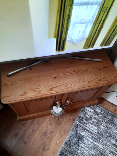 Vintage Solid Pine 2 Drawer CD Storage Television Unit Cabinet Dovetail ...