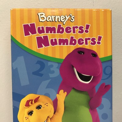 Barney Numbers Numbers VHS Video Tape White | Grelly USA