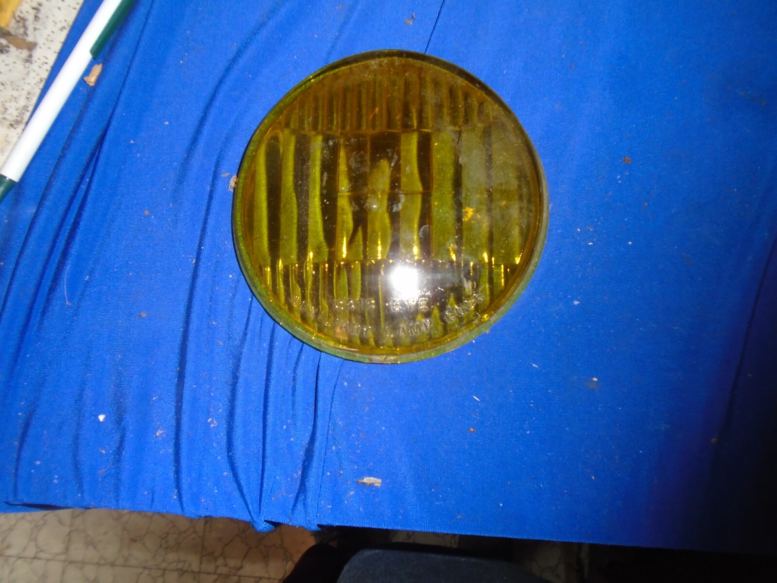 Cats Eye Auxiliary Lamp 6006 Amber Fog Light Lens 5 3/8" | eBay