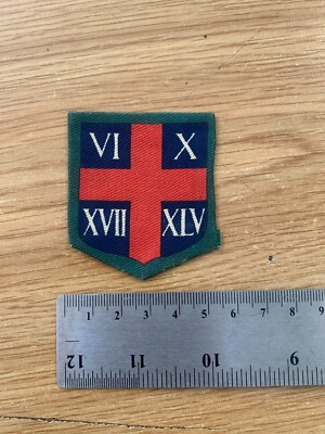 An Original Military Midland Training Brigade Printed Cloth Formation ...