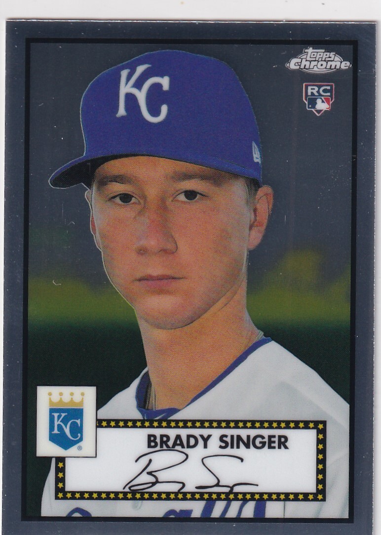 2021 TOPPS CHROME BASEBALL RC BRADY SINGER KANSAS CITY ROYALS ROOKIE JC ...