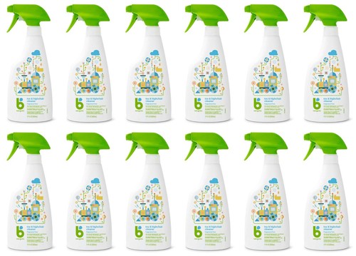 Natural Spray Cleaner Nursery Safe Kid & Pet Toys Babyganics 17 oz 12 ...