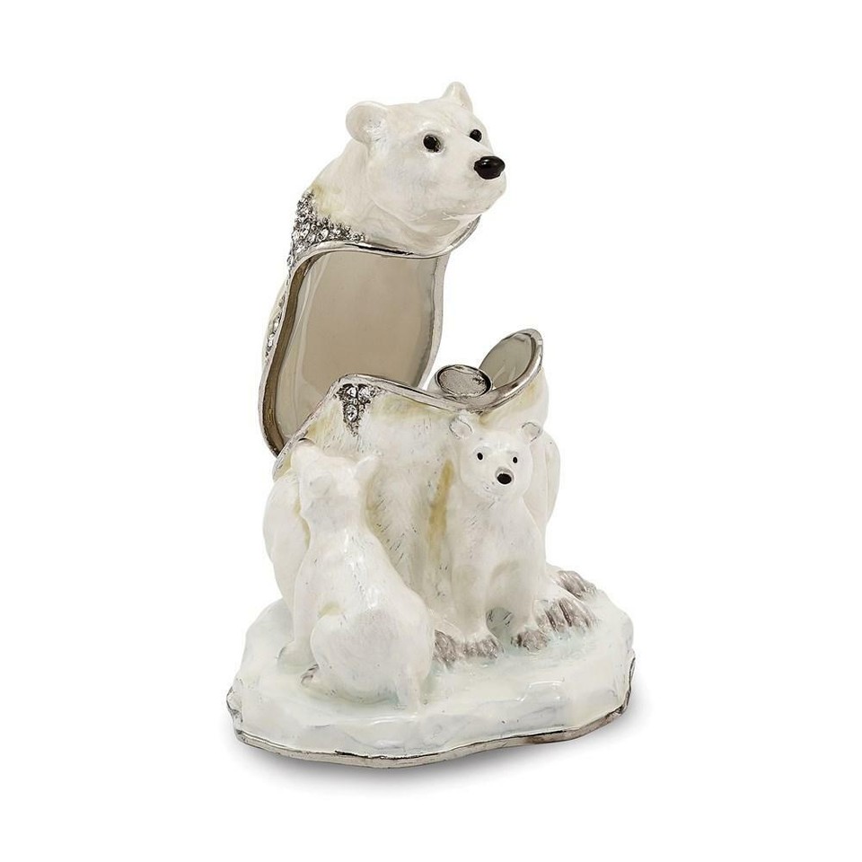 Jere Luxury Giftware, Bejeweled MAMA BEAR w/AVA & ASHER Polar Bears ...