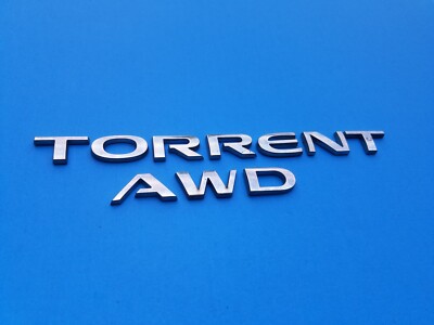 05 06 07 08 09 PONTIAC TORRENT AWD REAR GATE EMBLEM LOGO BADGE SET OEM ...