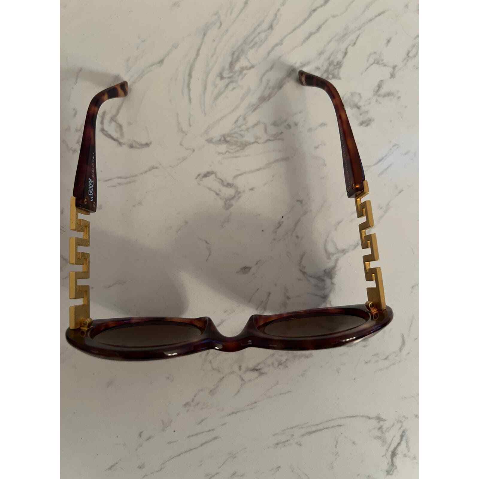 Vintage -Gianni Versace 1995 Vintage Gold Meander Sunglasses | eBay