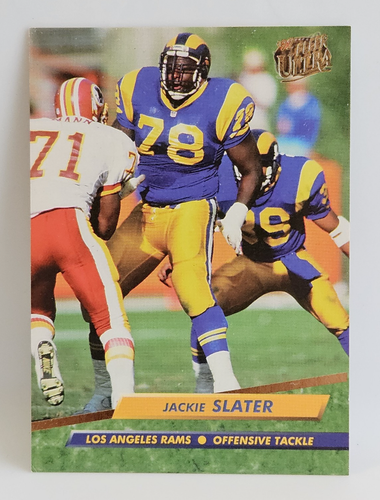 1992 Fleer Ultra JACKIE SLATER #212 Football Card - Los Angeles Rams | eBay