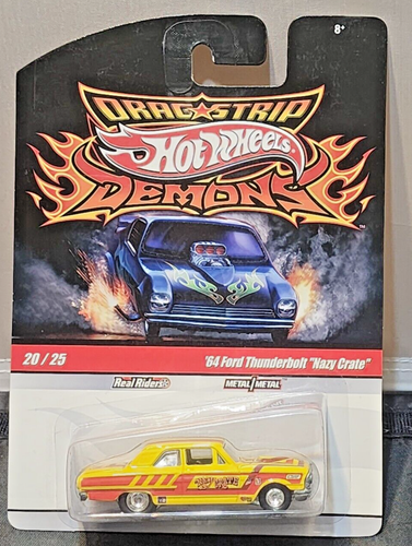 HOT WHEELS DRAG STRIP DEMONS '64 FORD THUNDERBOLT "NAZY CRATE" 20/25 | eBay