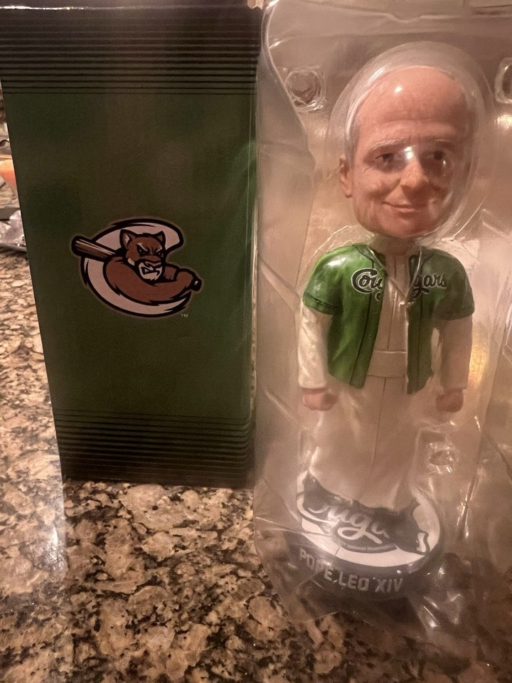 Pope Leo 14th Kane County Cougars SGA Exclusive Bobblehead 8/28/25 NIB ...
