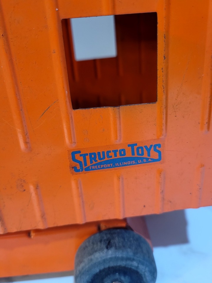 Vintage Structo Toys Standard Steam Shovel Rare Collectible In Great ...