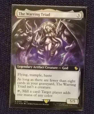Mtg The Warring Triad 193 Extended Art Foil Final Fantasy | eBay