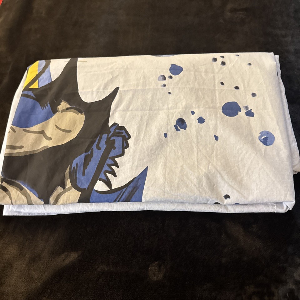 Pottery Barn Kids Batman Duvet Cover Superhero DC Comics Blue Full ...