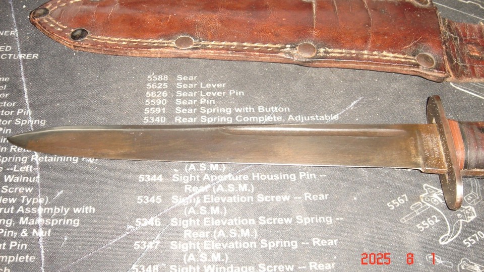 US WW2 Western L77 Stiletto Combat Fighting Knife | eBay