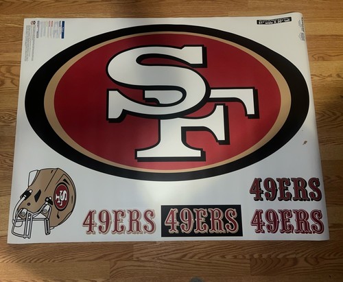 San Francisco 49ers Logo Fathead Decal 51x30 | eBay