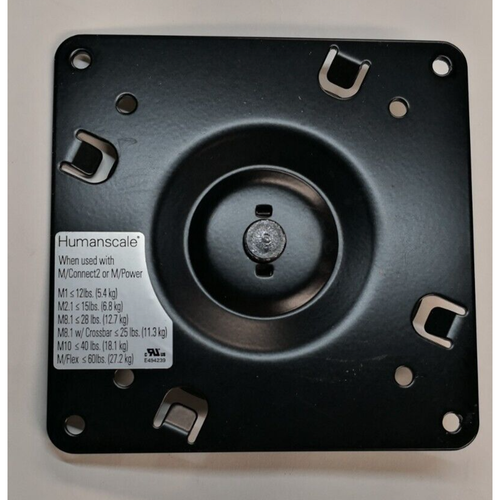 Humanscale Monitor Arm Vesa Plate Mount 100mm for M1 M2.1 M8.1 M10 M ...