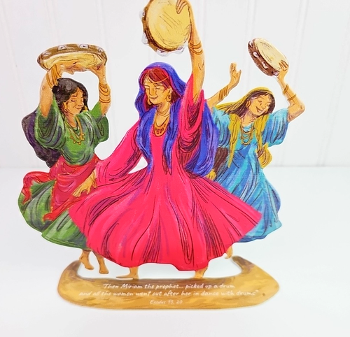 Miriam's Tambourine The Women's Dance Metal Art Display Sculpture Maor Aharon | eBay