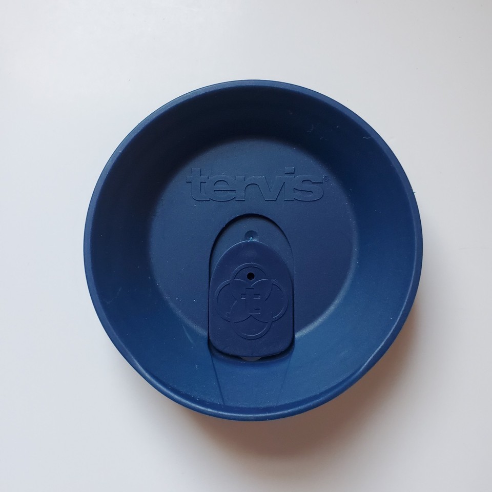 Lot Of 4 Tervis Tumbler Mug Replacement Lid 24oz Unused Blue Top | eBay