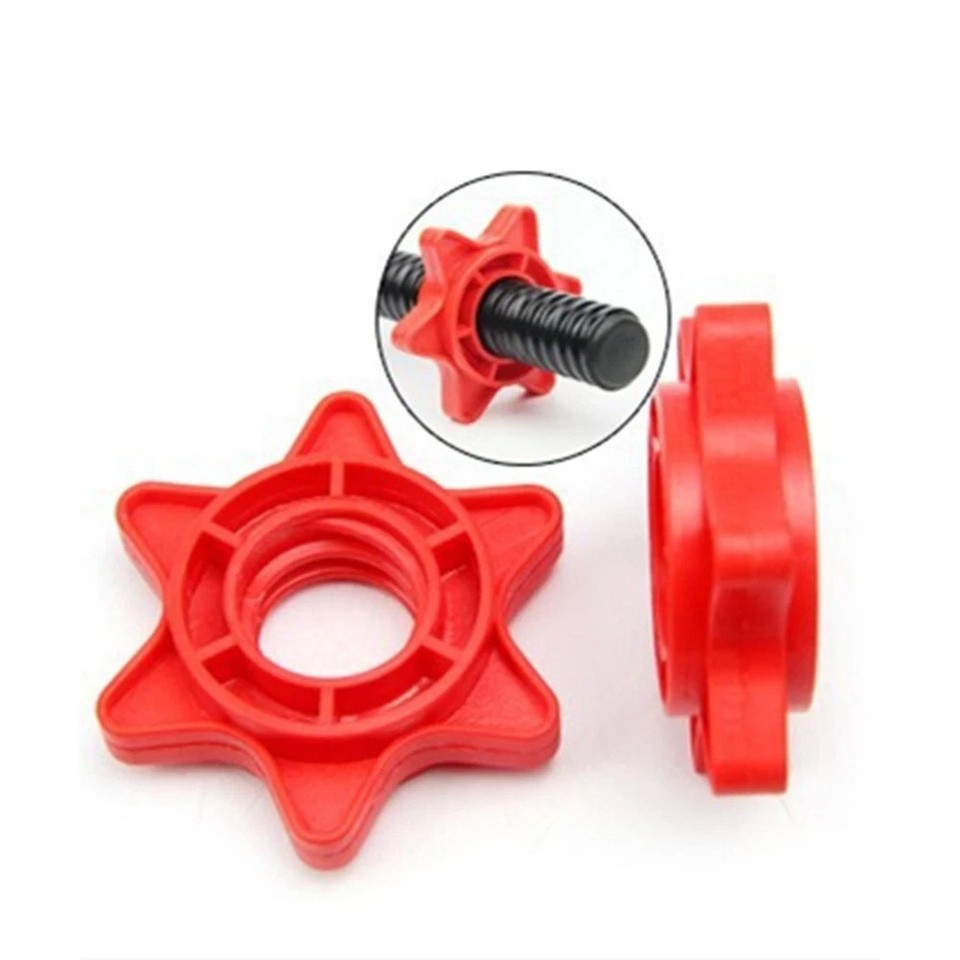 2pcs Weight Nut Barbell Bar Clips Spin Lock Screw Dumbbell Spinlock ...