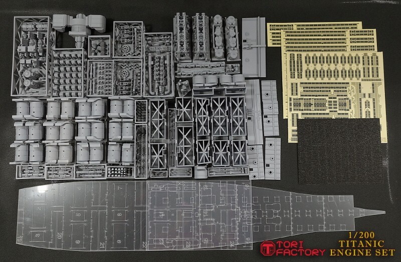 Tori Factory 1/200 TITANIC ENGINE SET Resin Model Kit #FS-21 | eBay