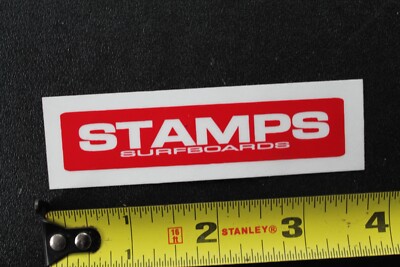 Tim Stamps Surfboards Clear Red California Original V45B Vintage ...