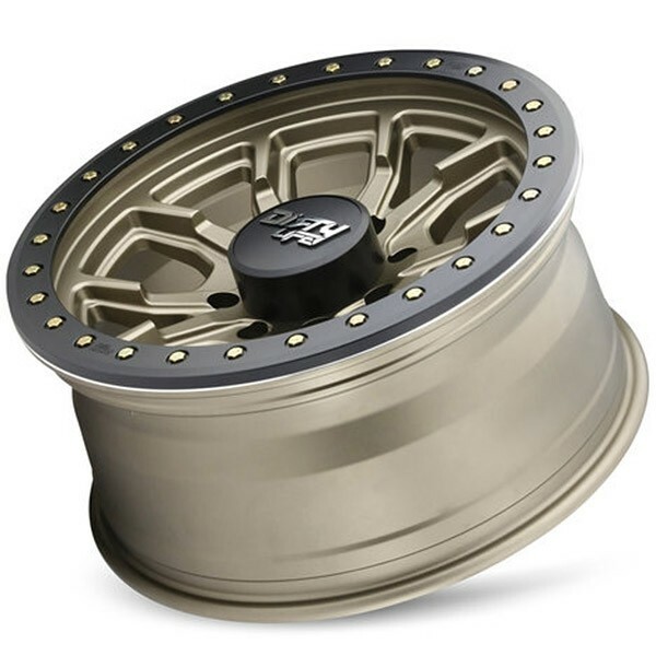 17" Dirty Life DT1 Wheels Gold 17x9 6/139.7 0P Suit Flared Hilux ...