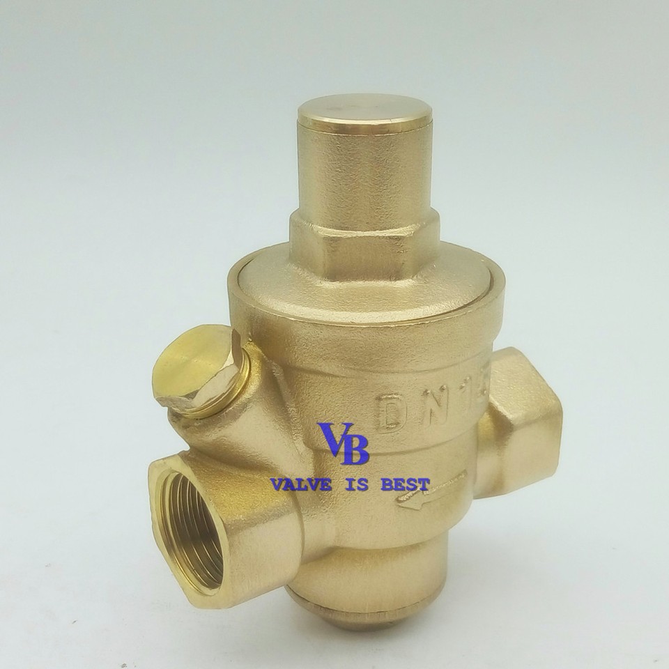 G1/2" DN15 Brass Pressure Maintaining Valve Adjustable Water Pressure ...