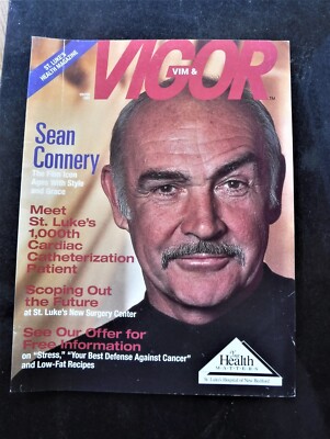 Sean Connery Vim & Vigor Magazine Your Health Matters | eBay UK