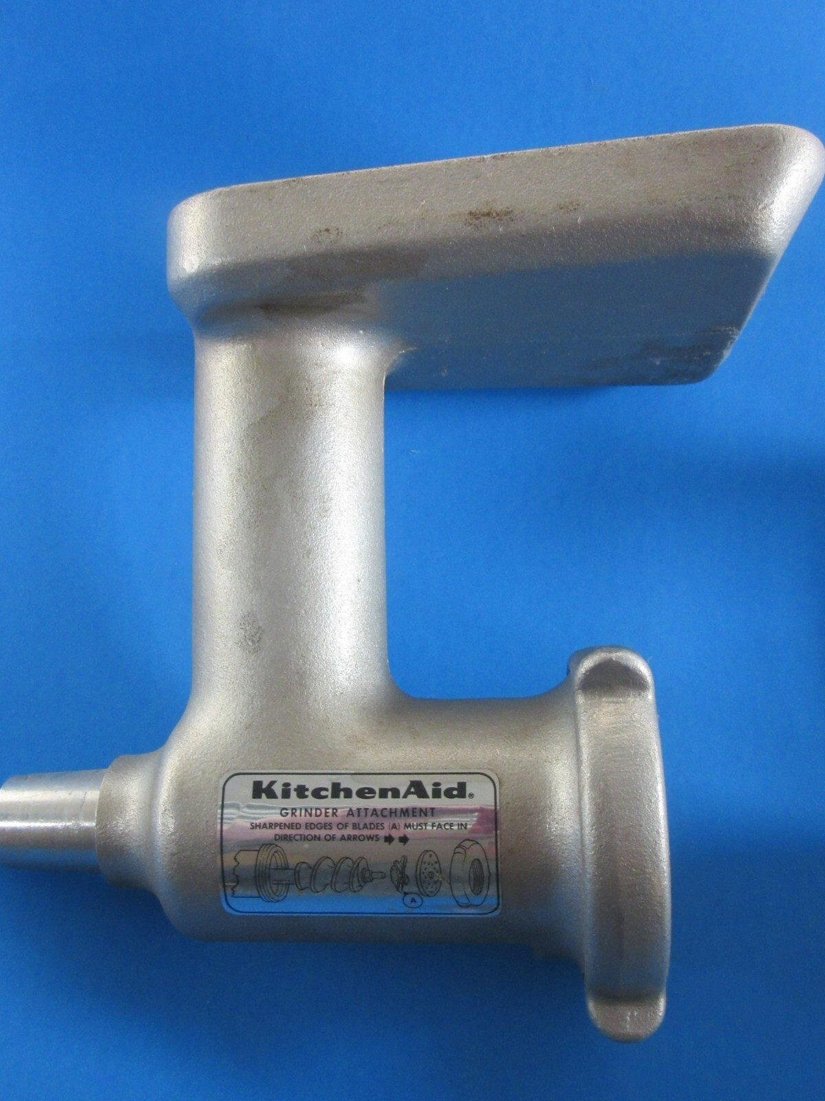 1/8" (3 mm) FINE meat grinder plate for VINTAGE KitchenAid meat grinder ...
