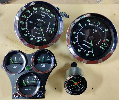 COMPTEUR VITESSE COMPTE-TOURS AMMÈTRE HORLOGE PRESSION RENAULT ALPINE ...