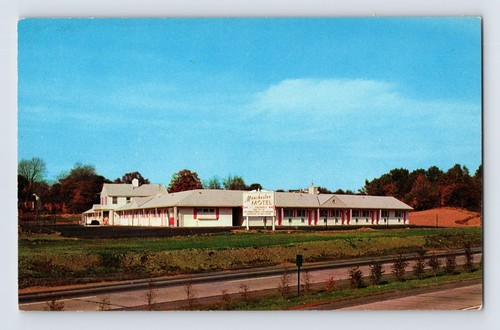 Postcard Connecticut Hartford CT Manchester Motel 1960s Unposted Chrome ...