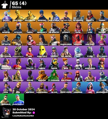 🎮FN Galaxy Skin Lara Croft, Midas, Mandalorian,Drift, Omega,Lynx ...