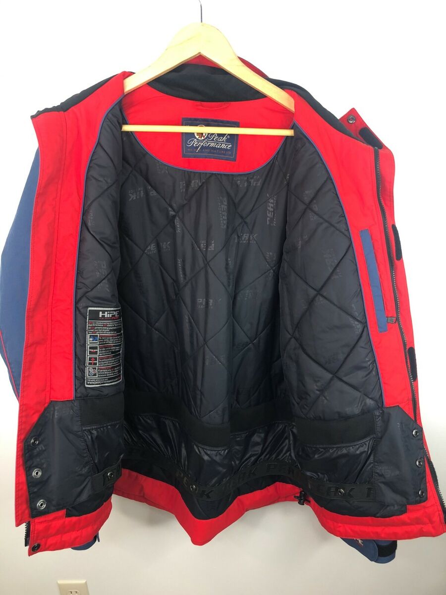Peak Performance Hipe Ski Jacket Coat Mens XL Thermolite Peak Performance Hipe Ski Jacket Coat Mens XL Thermolite