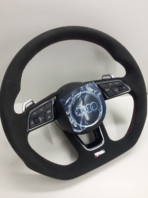 AUDI RS5 steering wheel new Rs5 s5 rs4 s4 alcantara leather 8w0419091 ...