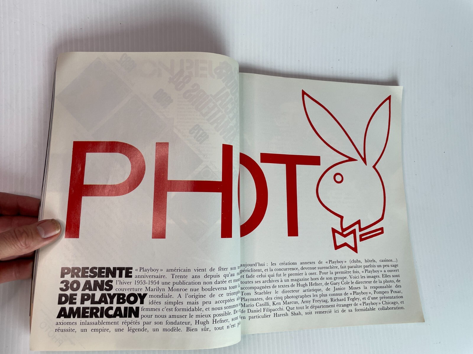 PHOTO Magazine FRANCE JULY 1984 Playboy MODELS PHOTOGRAPHY Rare | eBay