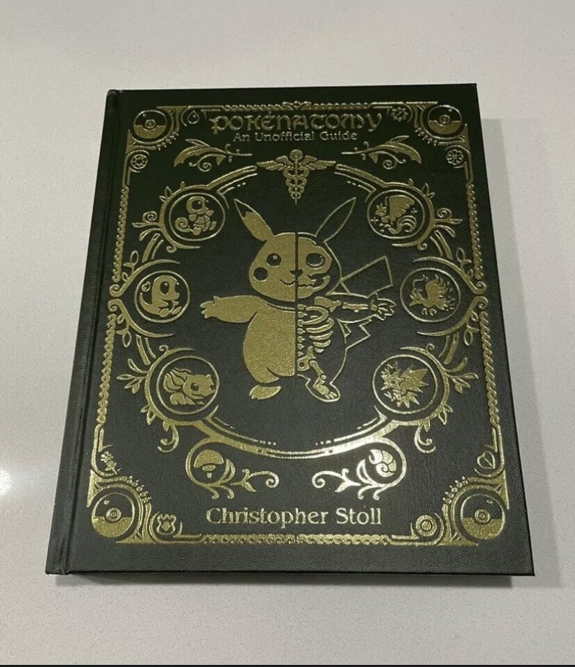 Pokenatomy Unofficial Pokemon Anatomy Guide Book LEATHER HARDCOVER ...