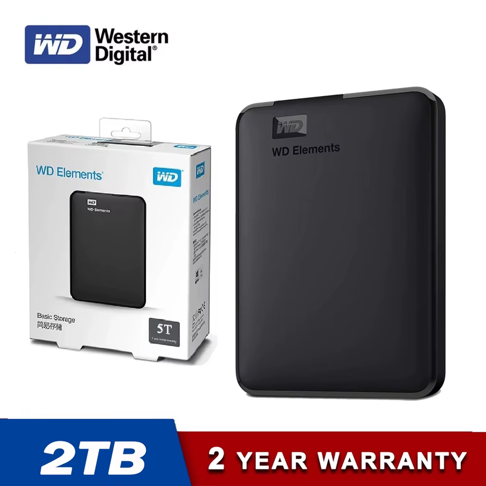 Western Digital Element Portable External Hard Drive WD 320GB 500GB 1TB ...