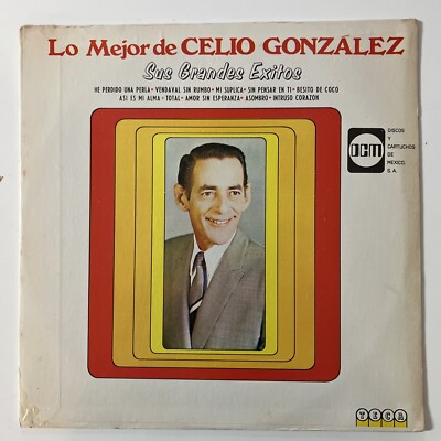 Celio Gonzalez, Lo Mejor, Sus Grandes Exitos, Mexican Lp Bolero ...