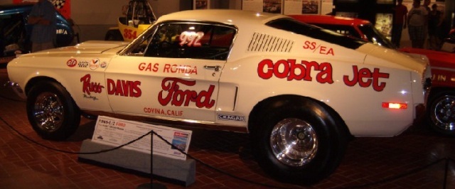 Gas Ronda Russ Davis Ford 1968 Ford Mustang 1/24 - 1/25 Waterslide ...