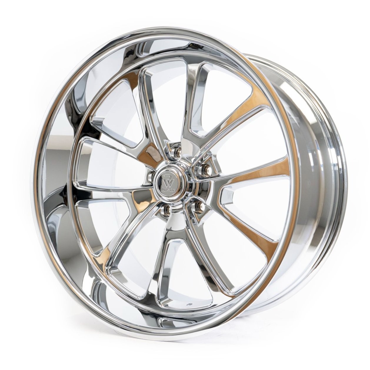 One 22x10.5 Resto Laguna 5x114.3 1 Milled Chrome Wheel Rim 73.1 | eBay