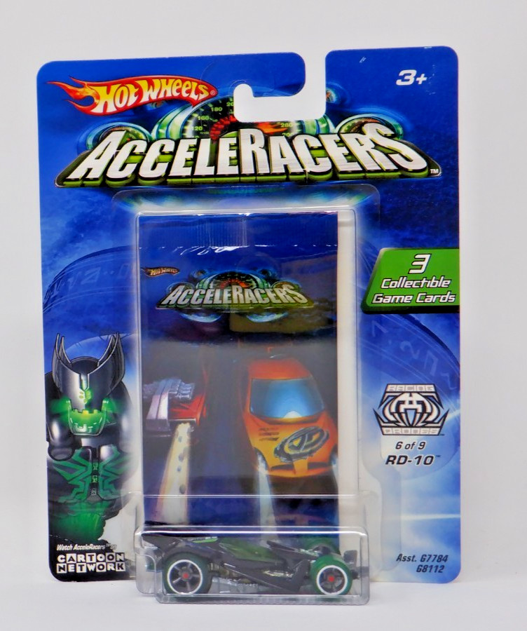 AcceleRacers Racing Drones #6 of 9 RD-06 on RD-10 Card Cm5 Wheels - Sealed