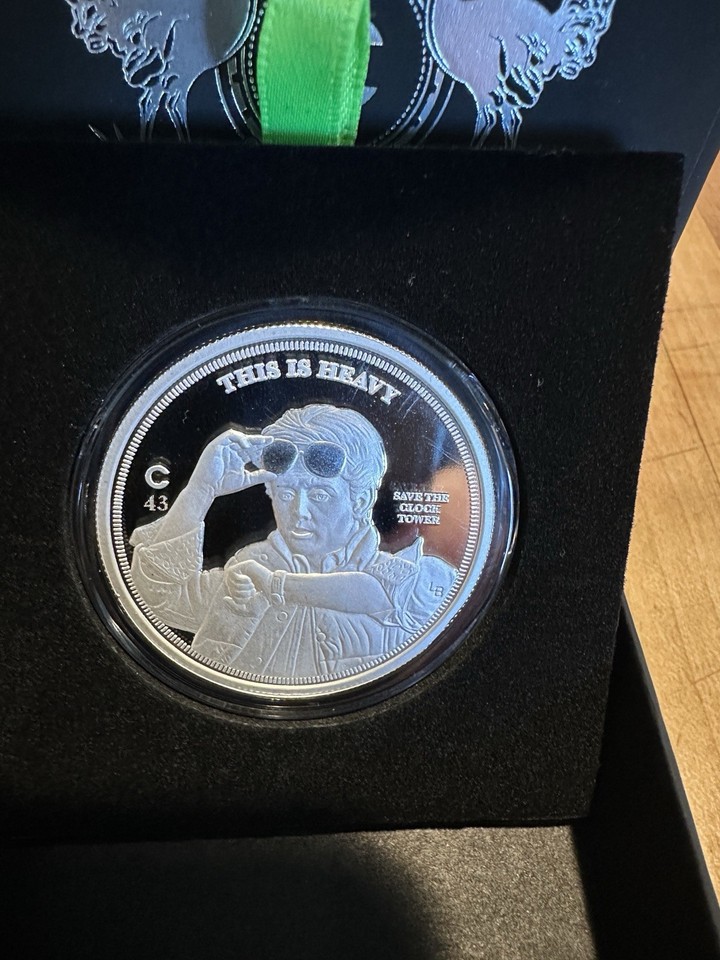The Chive Rare Coins Back To The Future!! 2 - 1oz Silver Coins Set | eBay