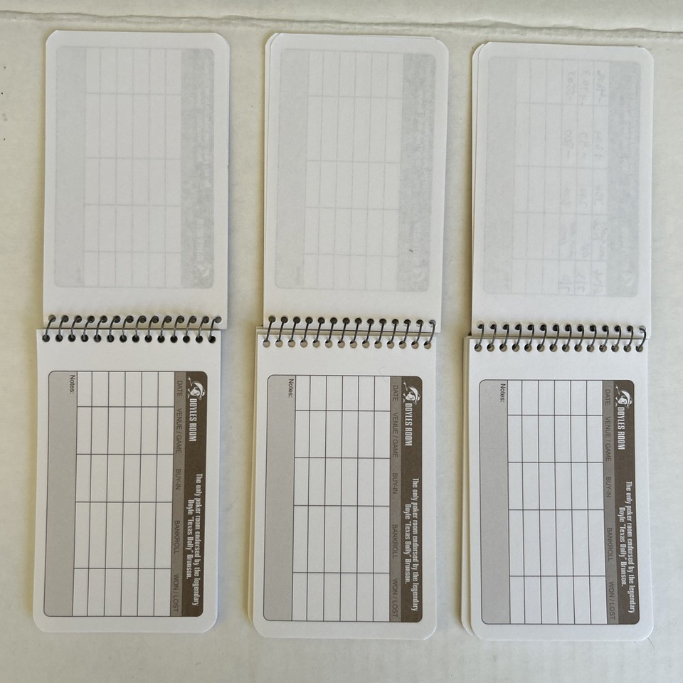 World Poker Champion Doyle Brunson Doyles Room Paper Note Pads VG/M | eBay