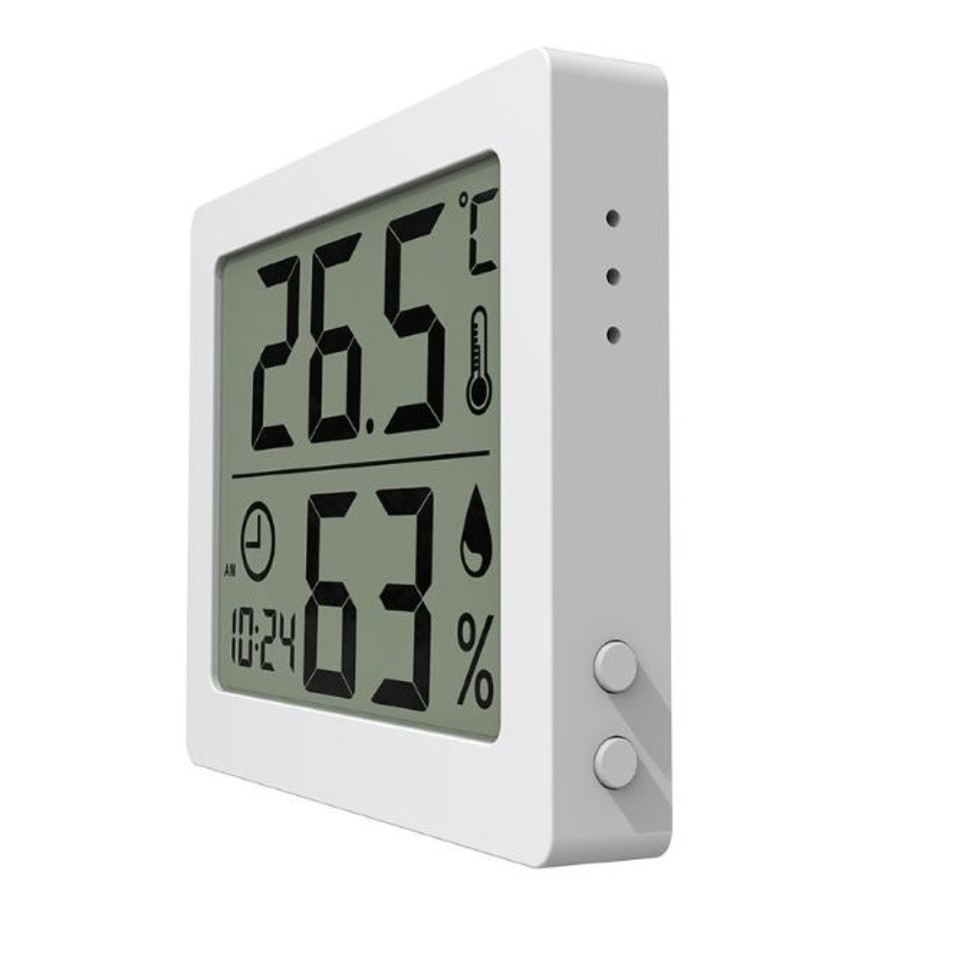 Large Display Temperature Humidity Meter with Easy Installation Options | eBay UK