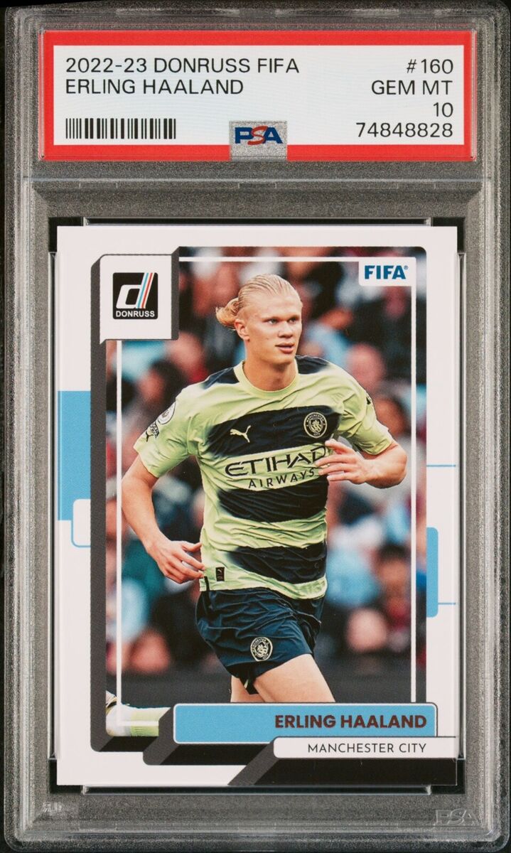2022-23 Donruss Erling Haaland PSA 10 Gem Mint #180 FIFA | eBay 2022-23 Donruss Erling Haaland PSA 10 Gem Mint #180 FIFA | eBay
