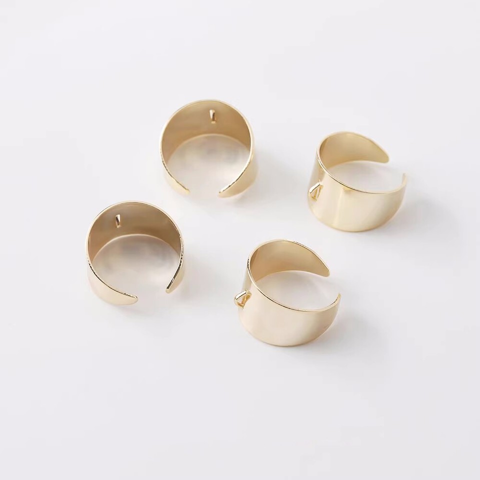 10pcs Adjustable Brass Finger Ring Bases for Jewelry Making Supplies ...